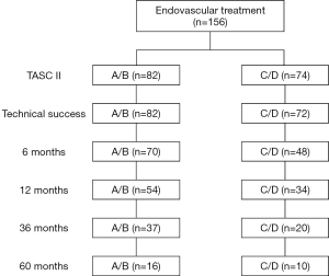 Long-term results of endovascular reconstruction for aortoiliac ...